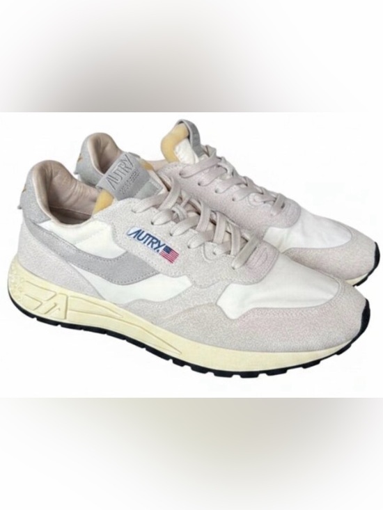 Autry | Shoes | Autry Reelwind Low Top Sneakers Eu 44 Us 5 Cream Gray ...